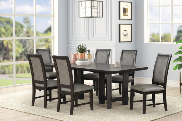Cora - Modern Dining Table + 6 Chairs - - Dreamland Furniture ...